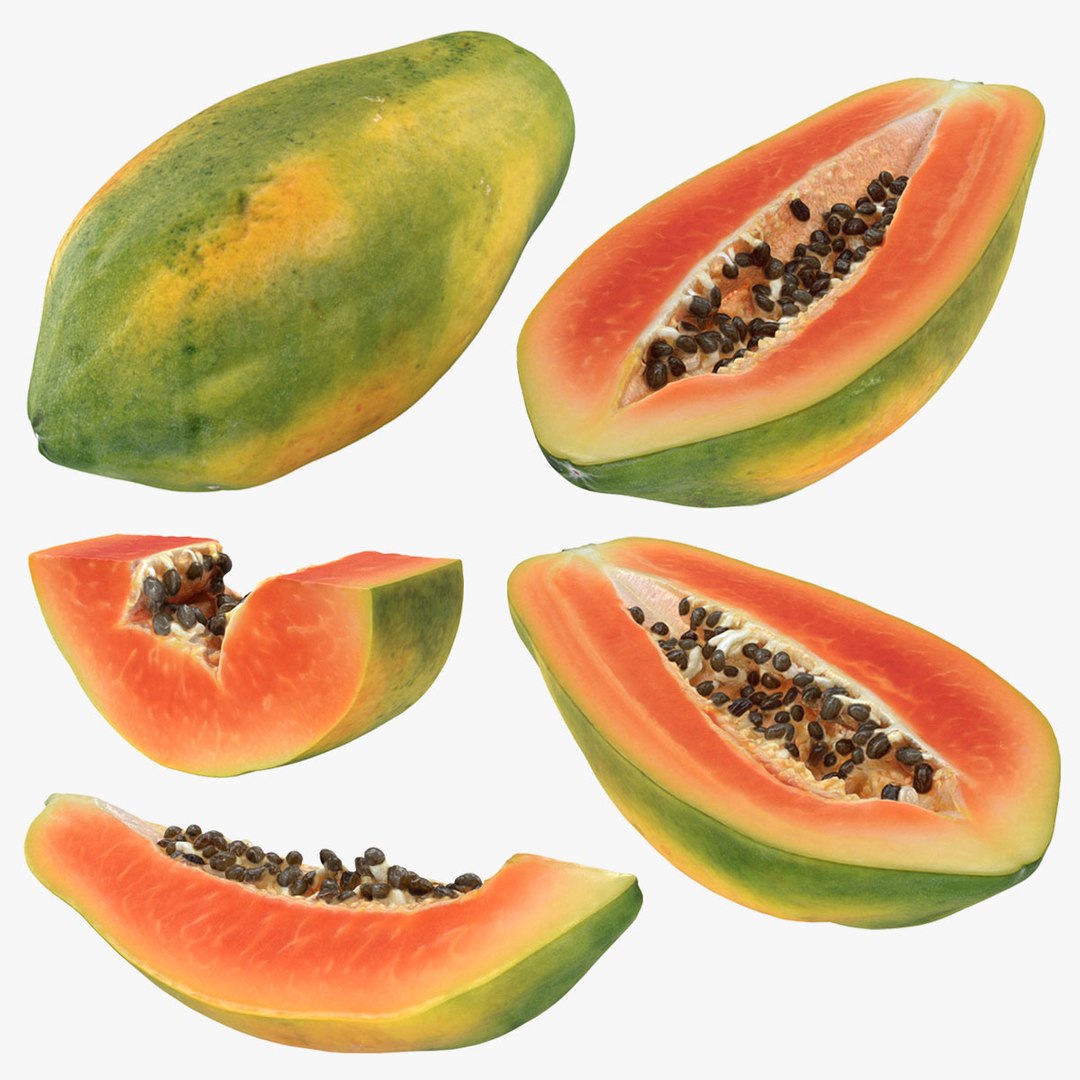 Papaya Collection Model - TurboSquid 2154696