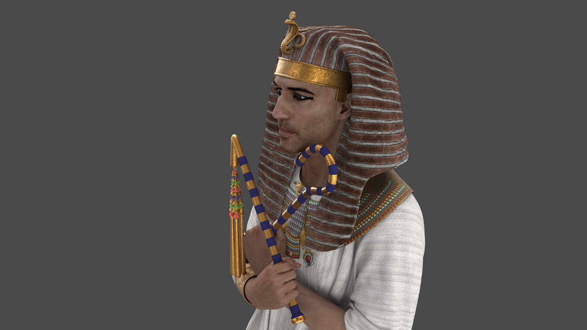 Pharaoh Ceremonial 3D Model - TurboSquid 2147909