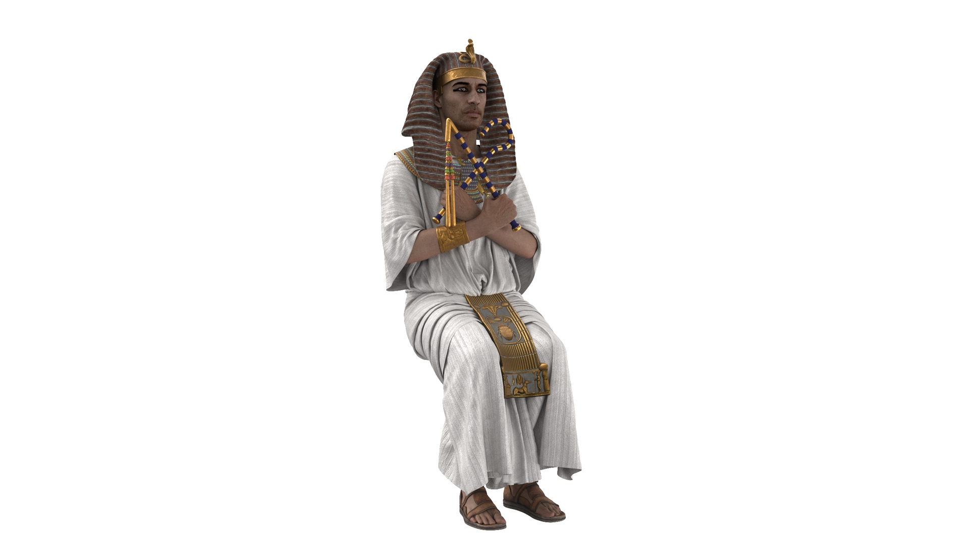 Pharaoh Ceremonial 3D Model - TurboSquid 2147909