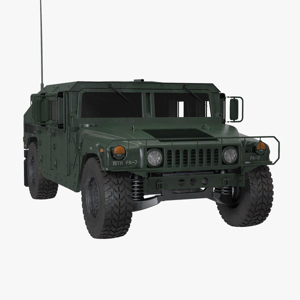 Humvee M1151シンプルインテリア3Dモデル - TurboSquid 1106787