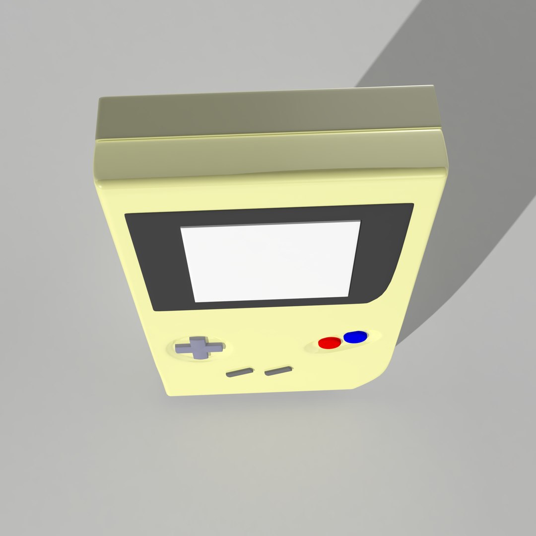 3D Nintendo Gameboy Model - TurboSquid 1398117