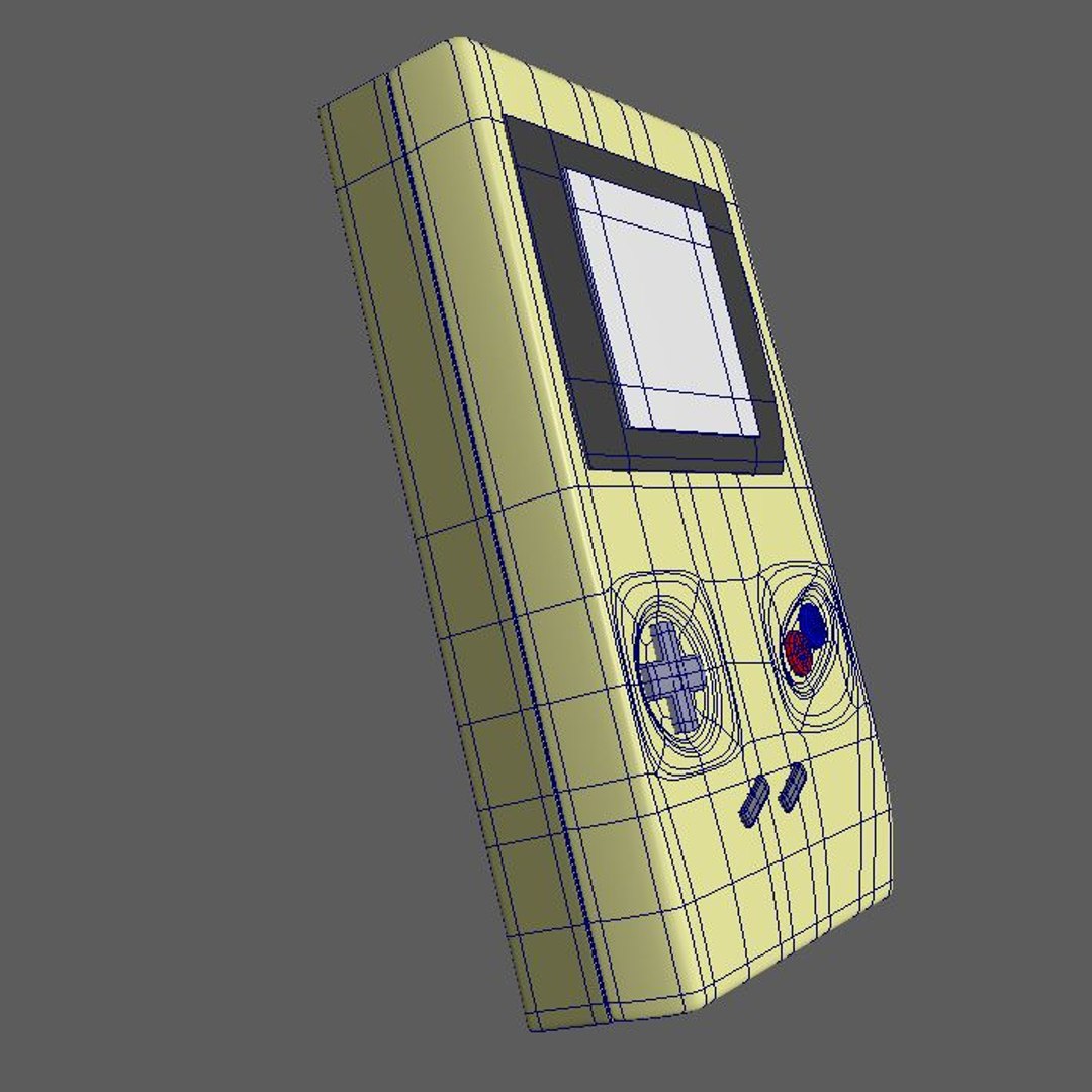 3D Nintendo Gameboy Model - TurboSquid 1398117