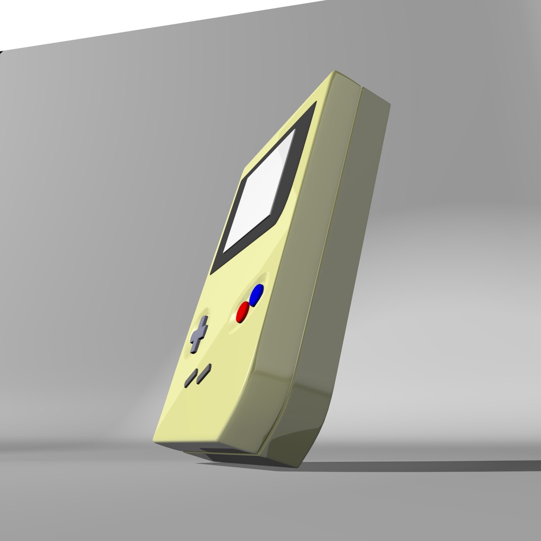 3D Nintendo Gameboy Model - TurboSquid 1398117