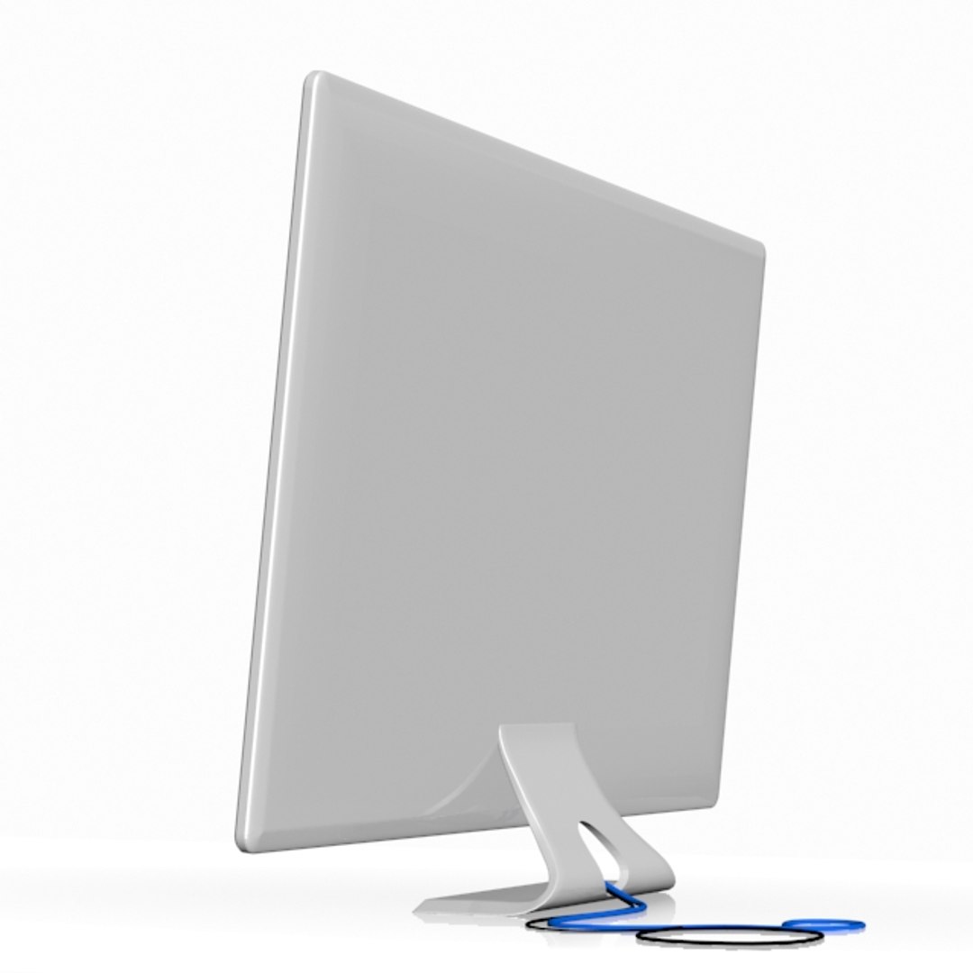 3d Generic Digital Widescreen Monitor