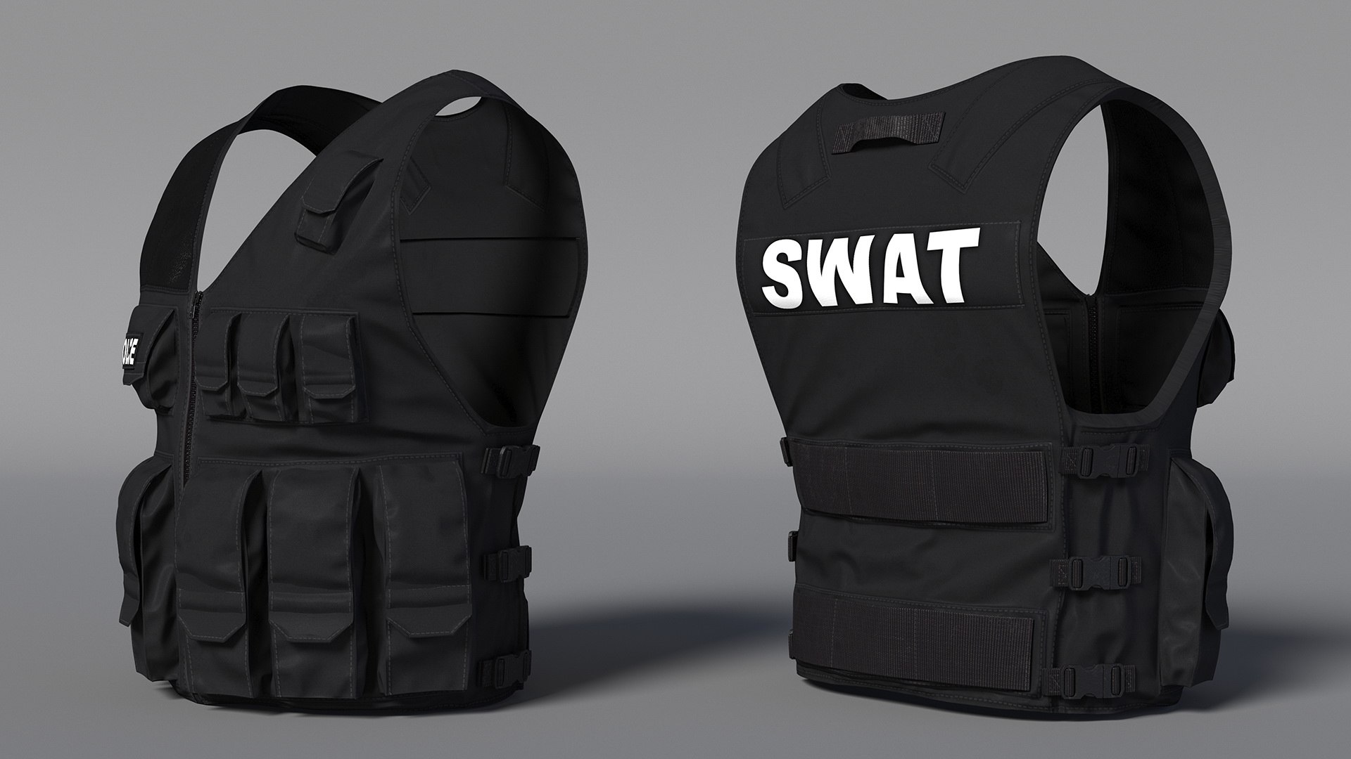 3D Police Tactical Vest Model - TurboSquid 2230271