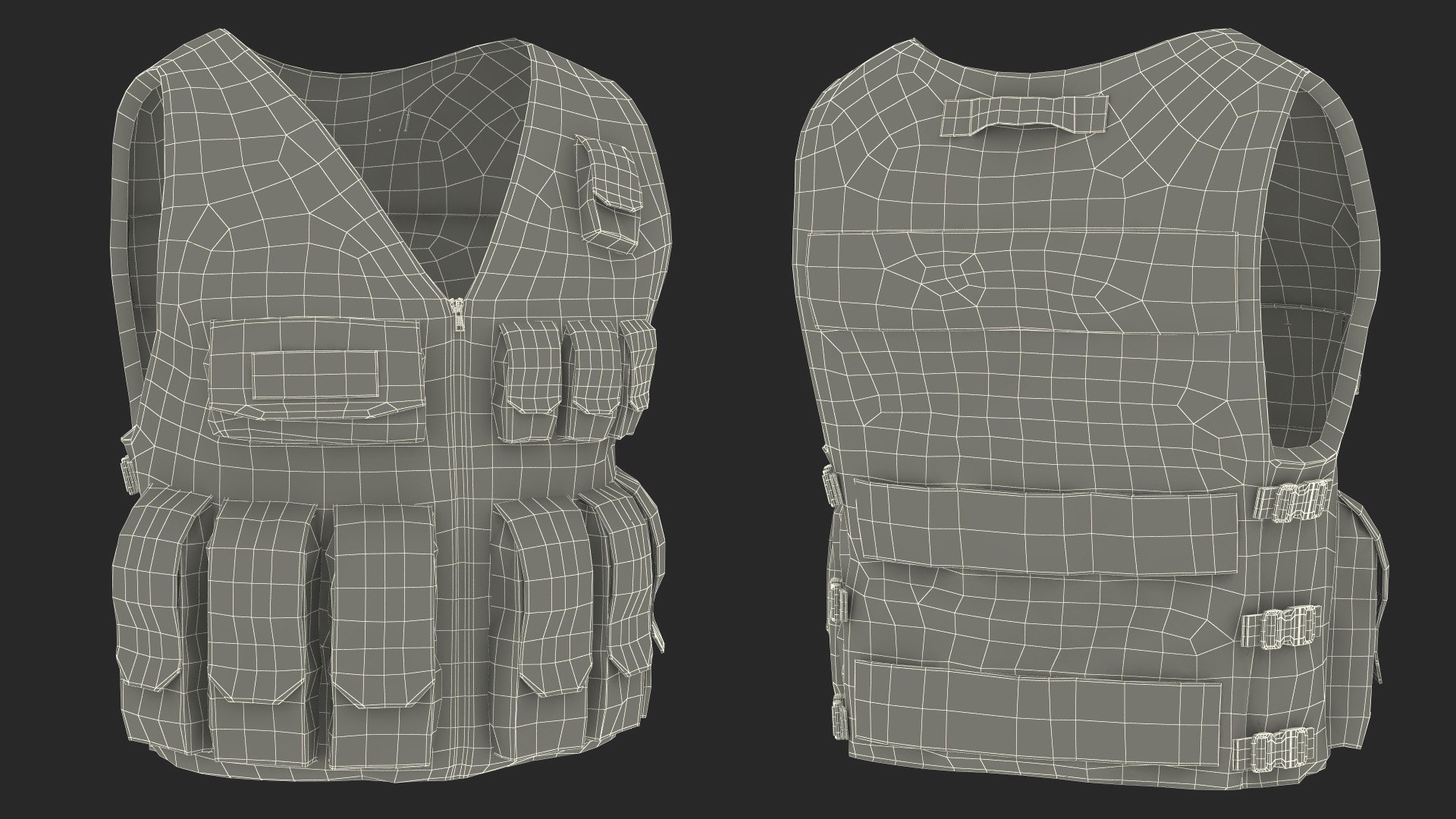 3D Police Tactical Vest Model - TurboSquid 2230271