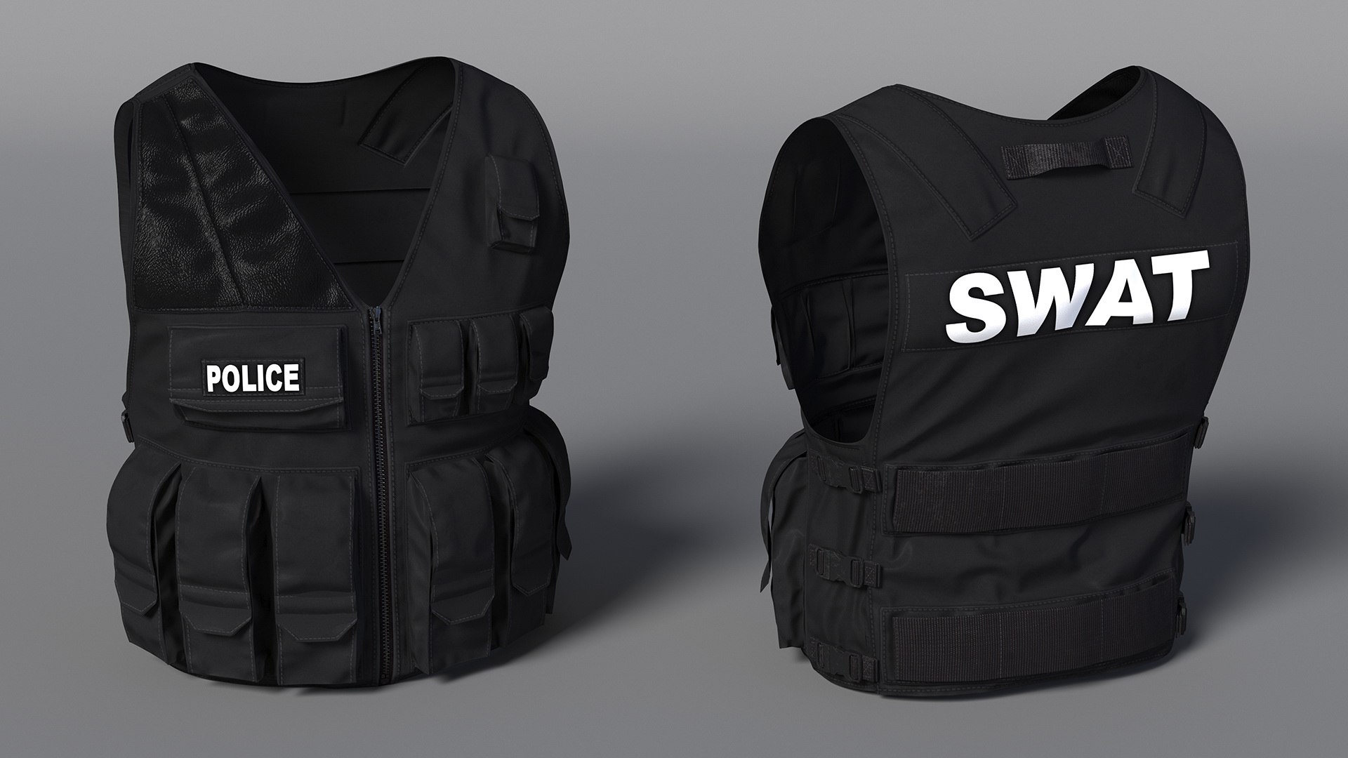 3D Police Tactical Vest Model - TurboSquid 2230271