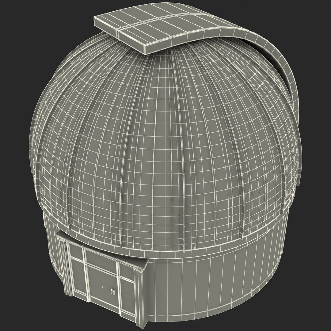 3d Infrared Observatory 2 Model