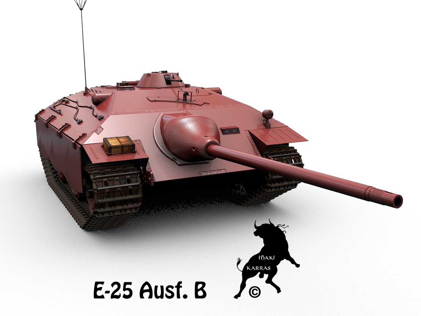 German Tanks E-25 Ausf Max
