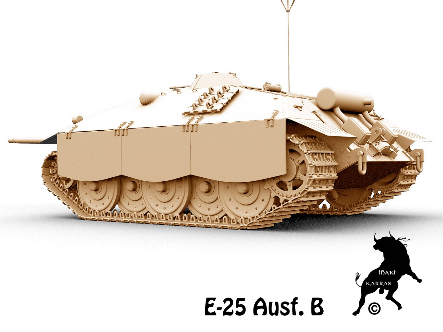 German Tanks E-25 Ausf Max