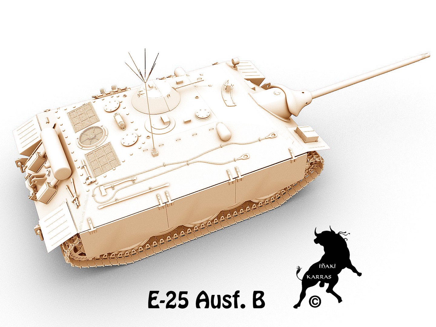 German Tanks E-25 Ausf Max