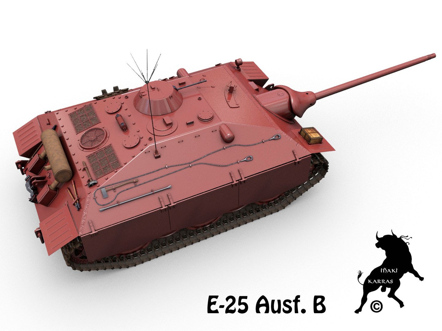 German Tanks E-25 Ausf Max