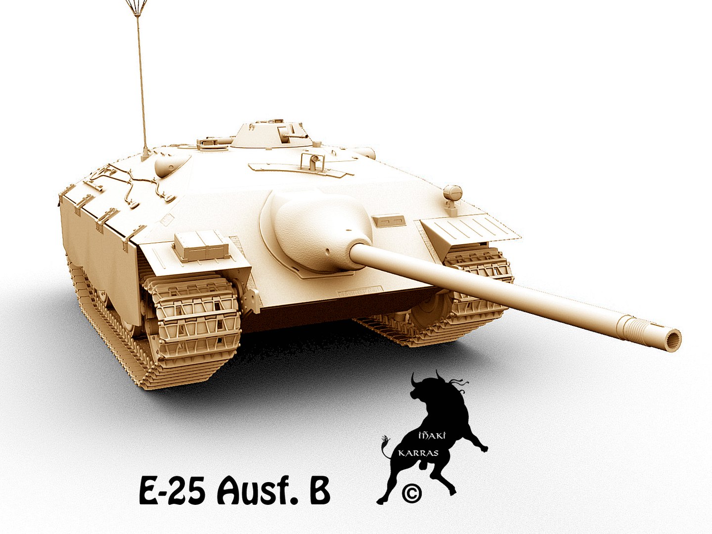 German Tanks E-25 Ausf Max