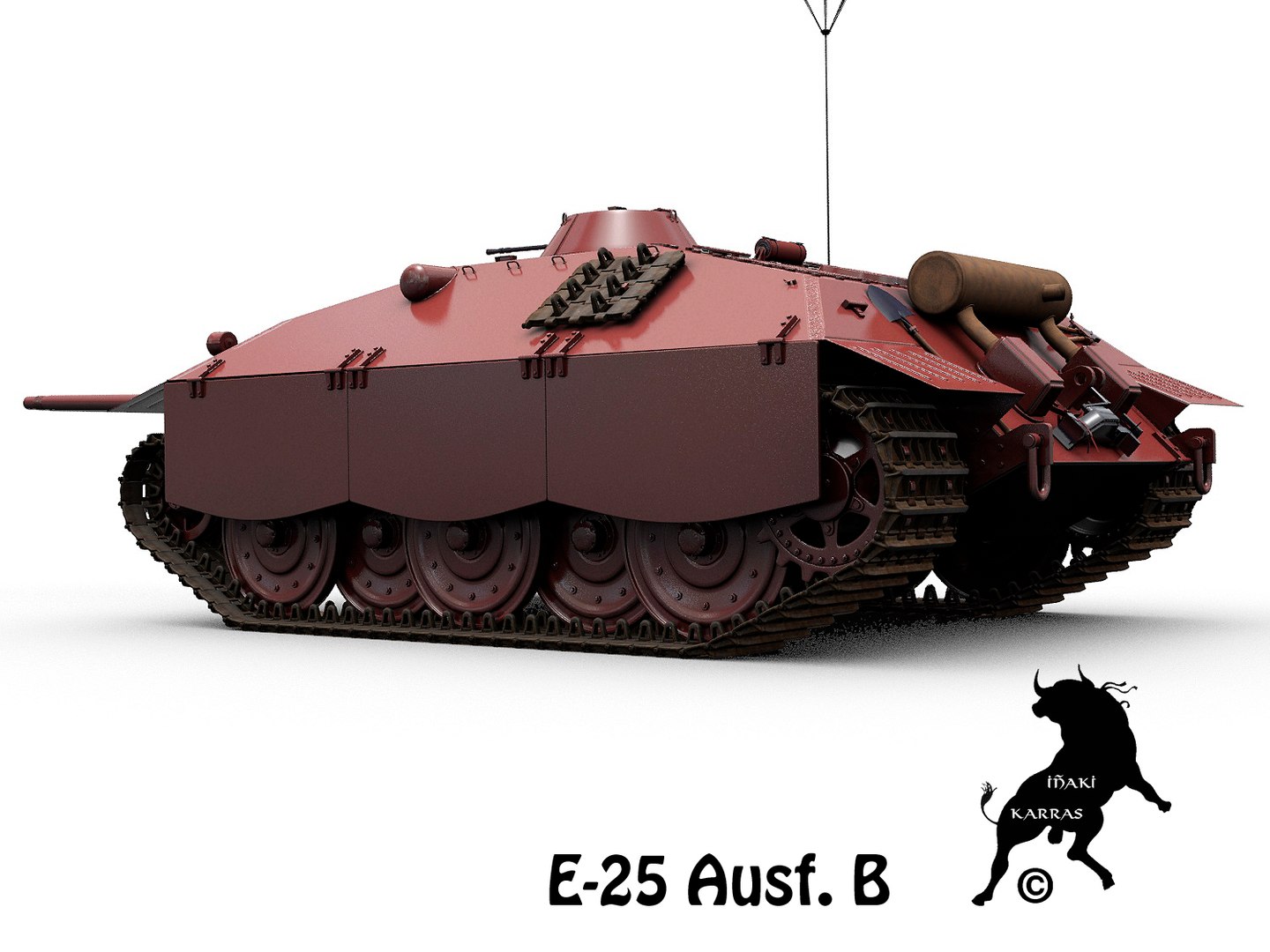German Tanks E-25 Ausf Max