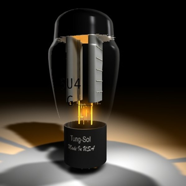 rectifier tube 3d model