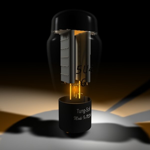 rectifier tube 3d model