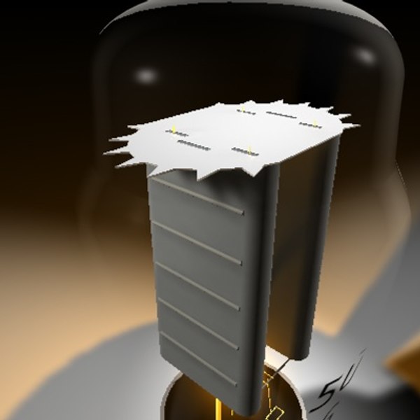 rectifier tube 3d model