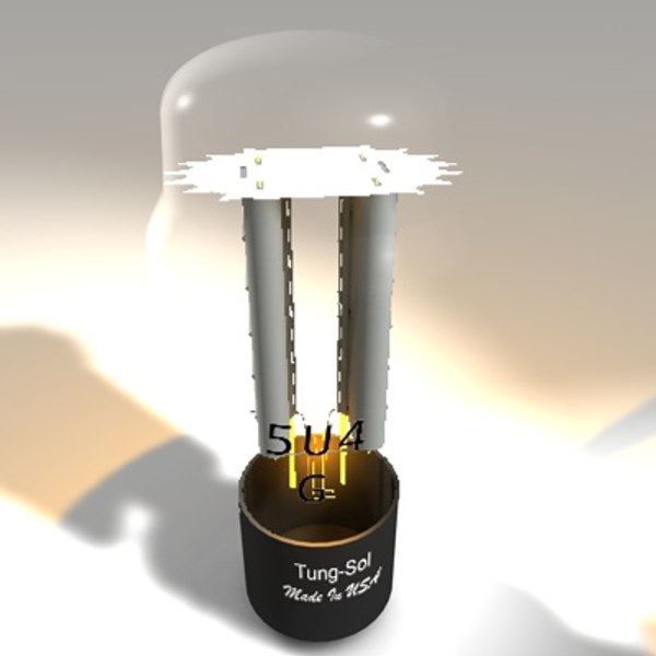 rectifier tube 3d model
