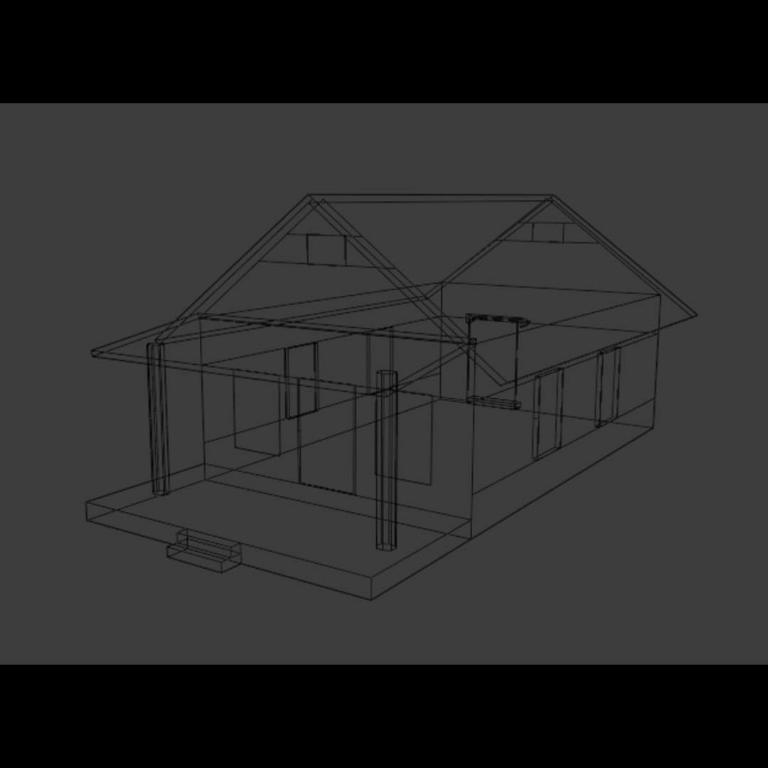 Low Poly Cabin 3D Model - TurboSquid 2325992
