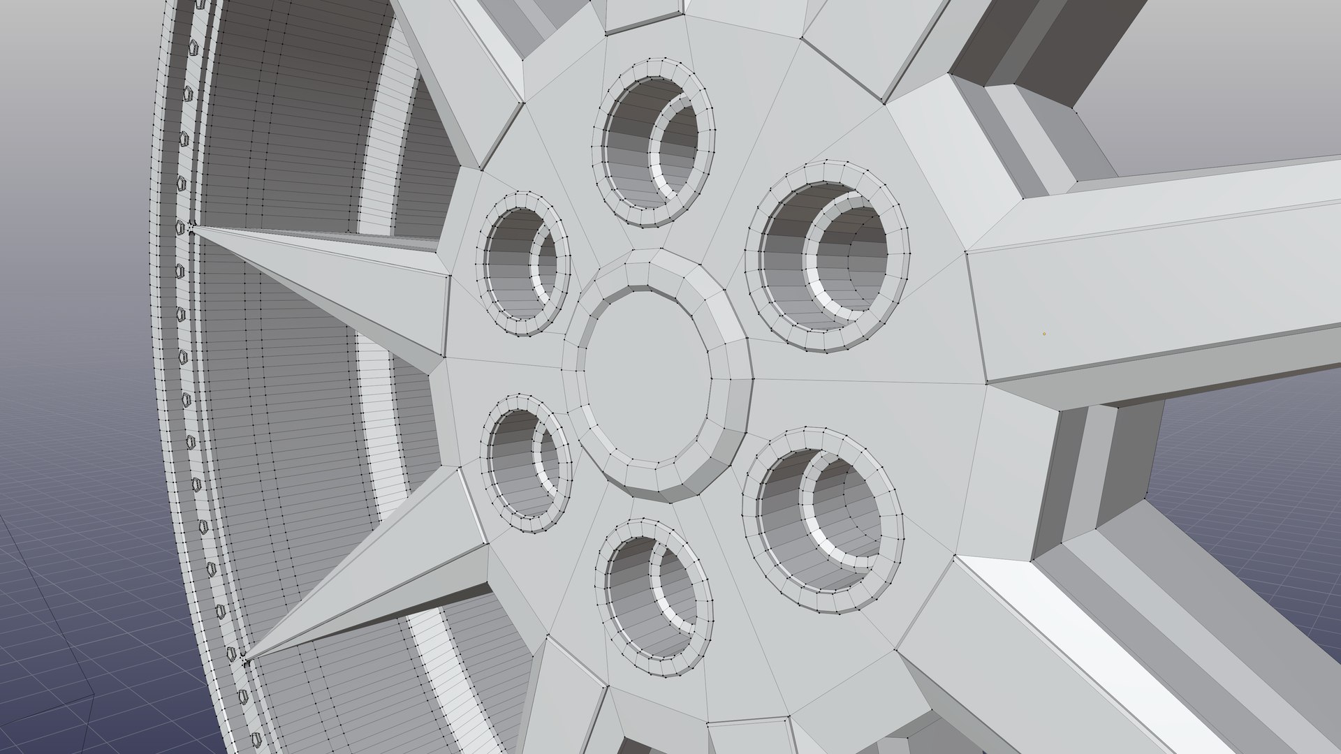 Car wheel rim Single Mesh model - TurboSquid 1749795