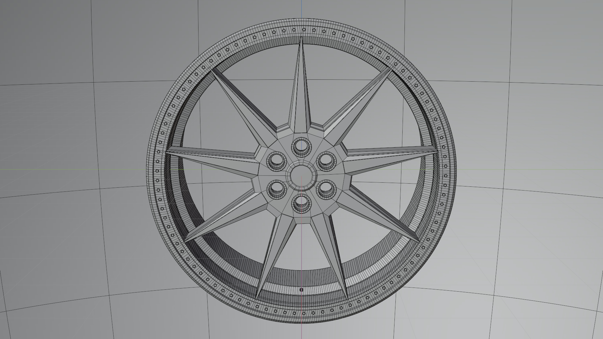 Car wheel rim Single Mesh model - TurboSquid 1749795