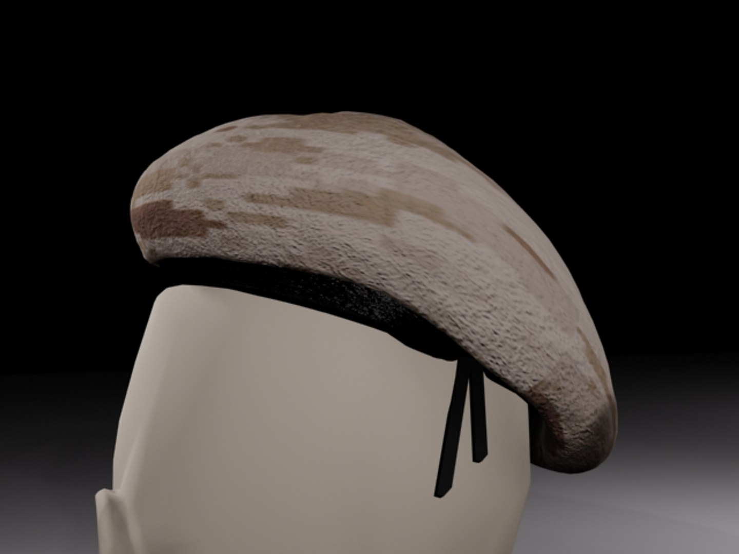 beret maps 3d model