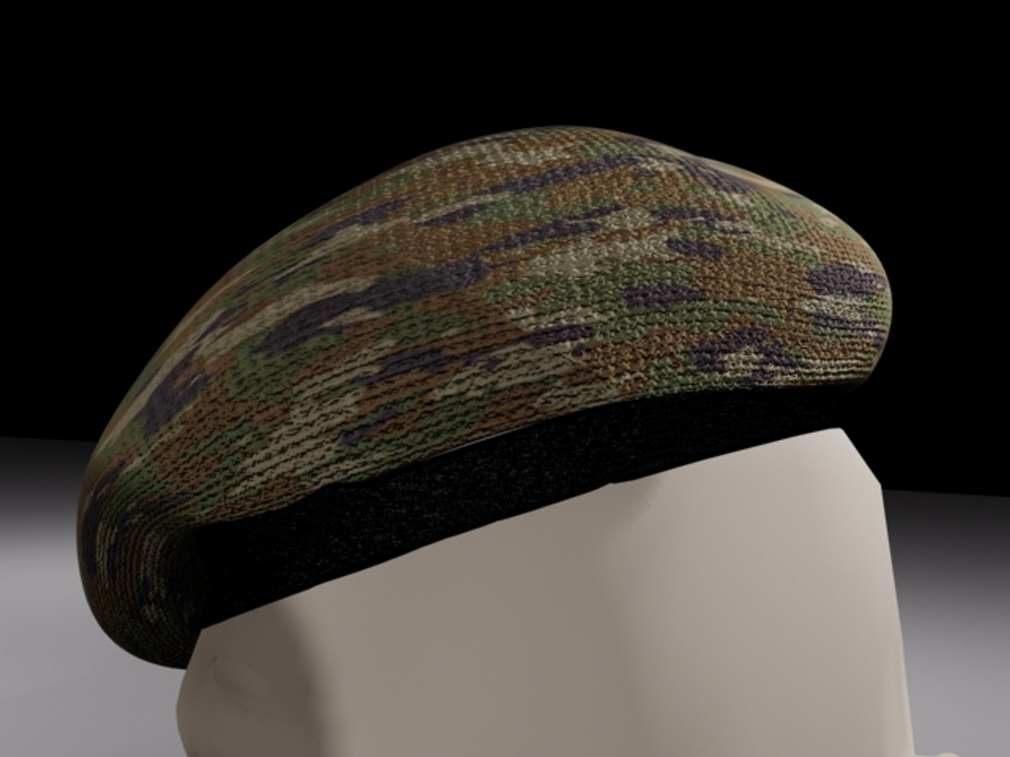 beret maps 3d model