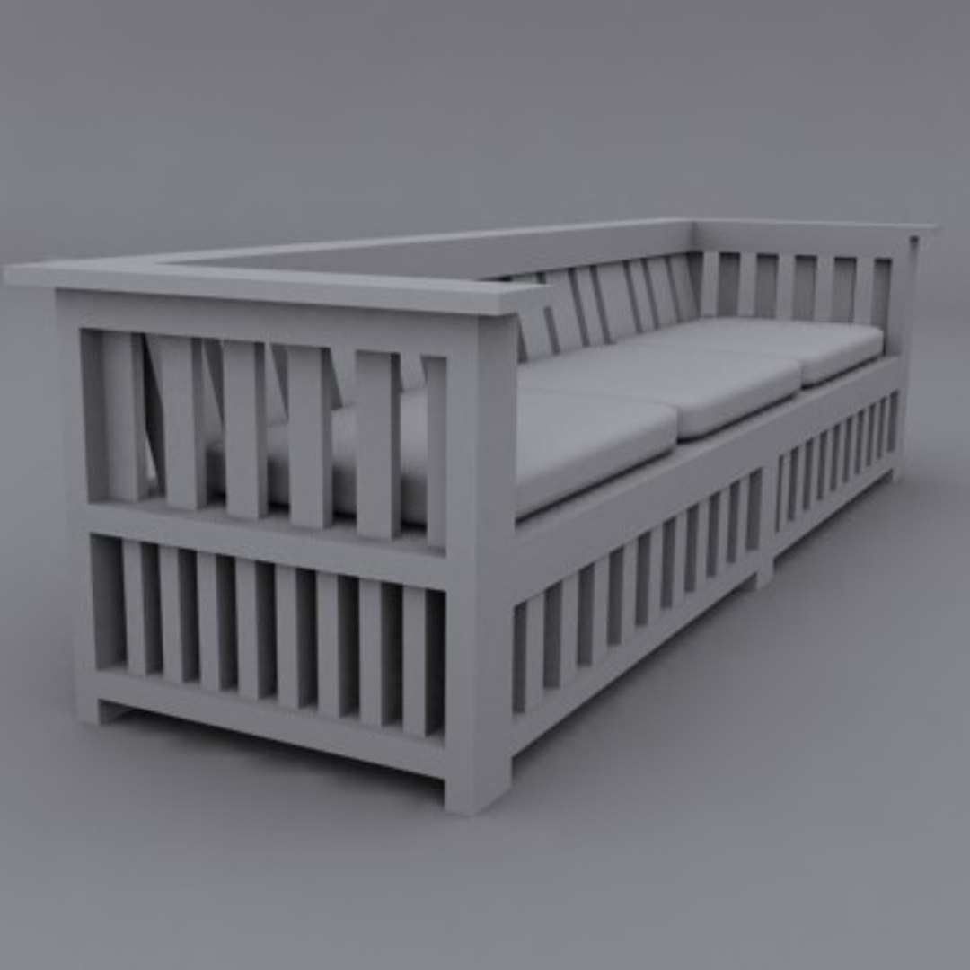 teakwood furniture boxy set 3d max