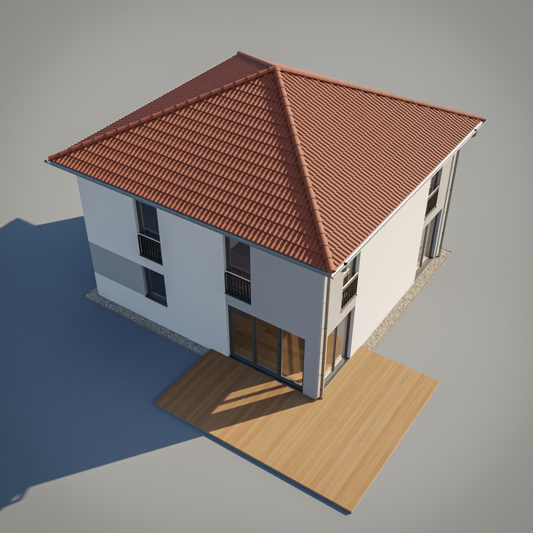 3D Basic House Model - TurboSquid 1971936