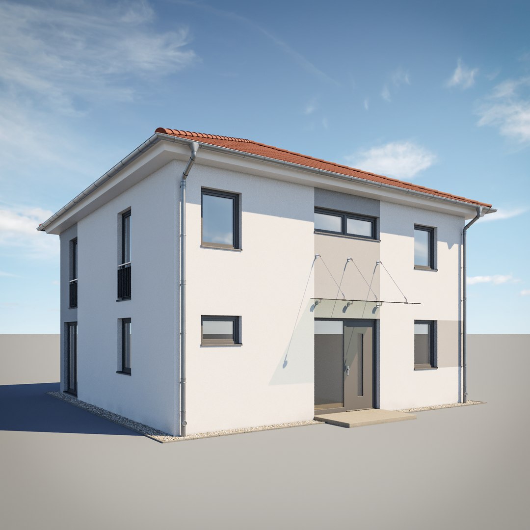 3D Basic House Model - TurboSquid 1971936