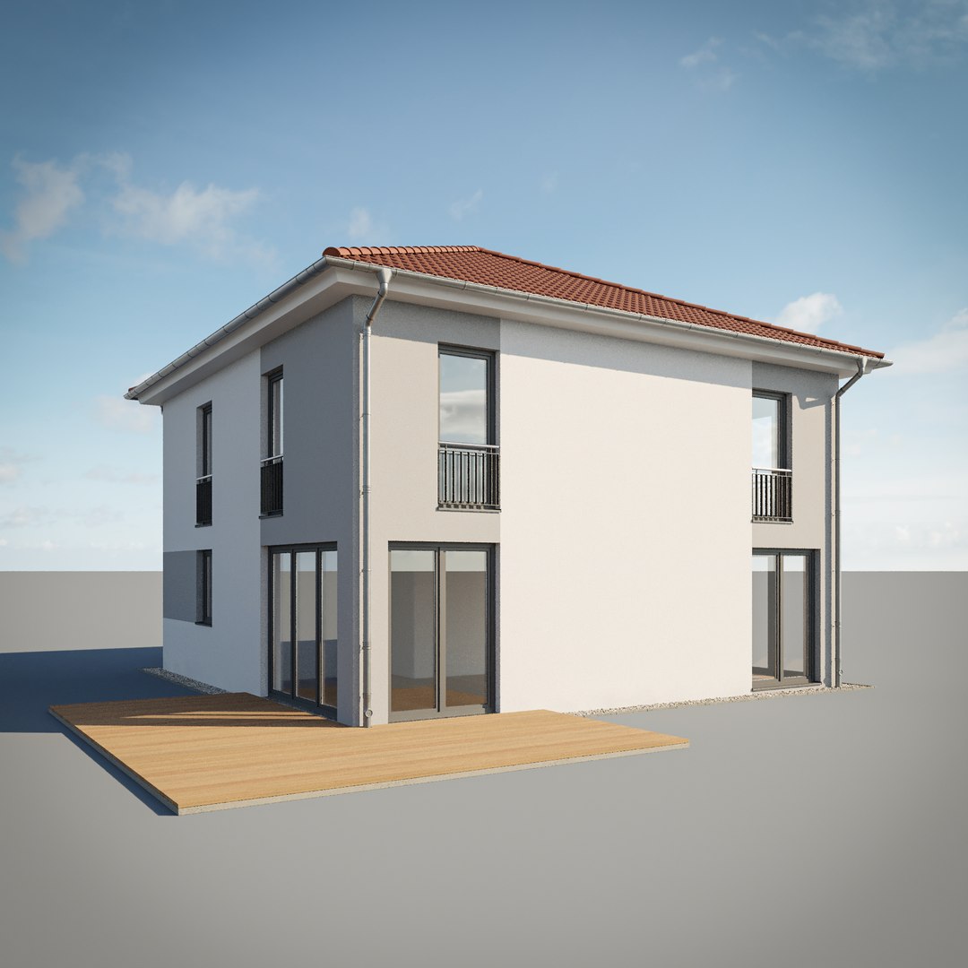 3D Basic House model - TurboSquid 1971936