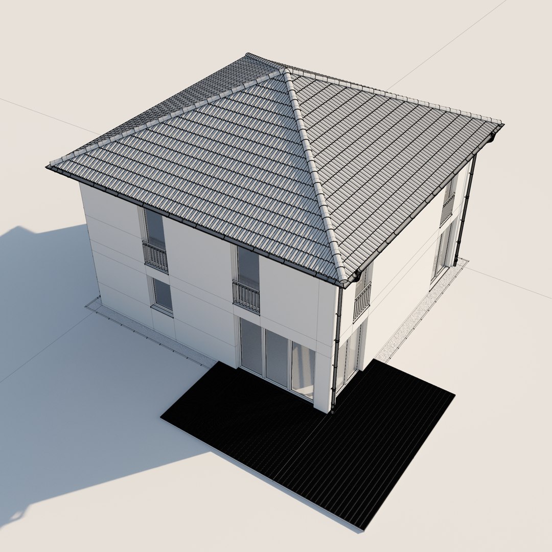 3D Basic House Model - TurboSquid 1971936