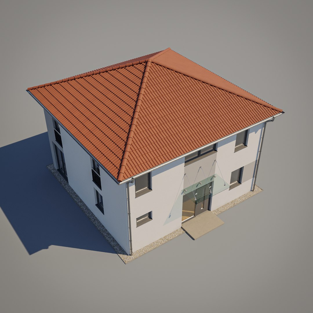 3D Basic House Model - TurboSquid 1971936