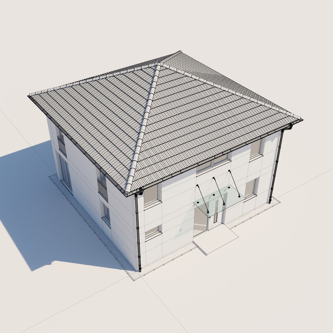 3D Basic House Model - TurboSquid 1971936