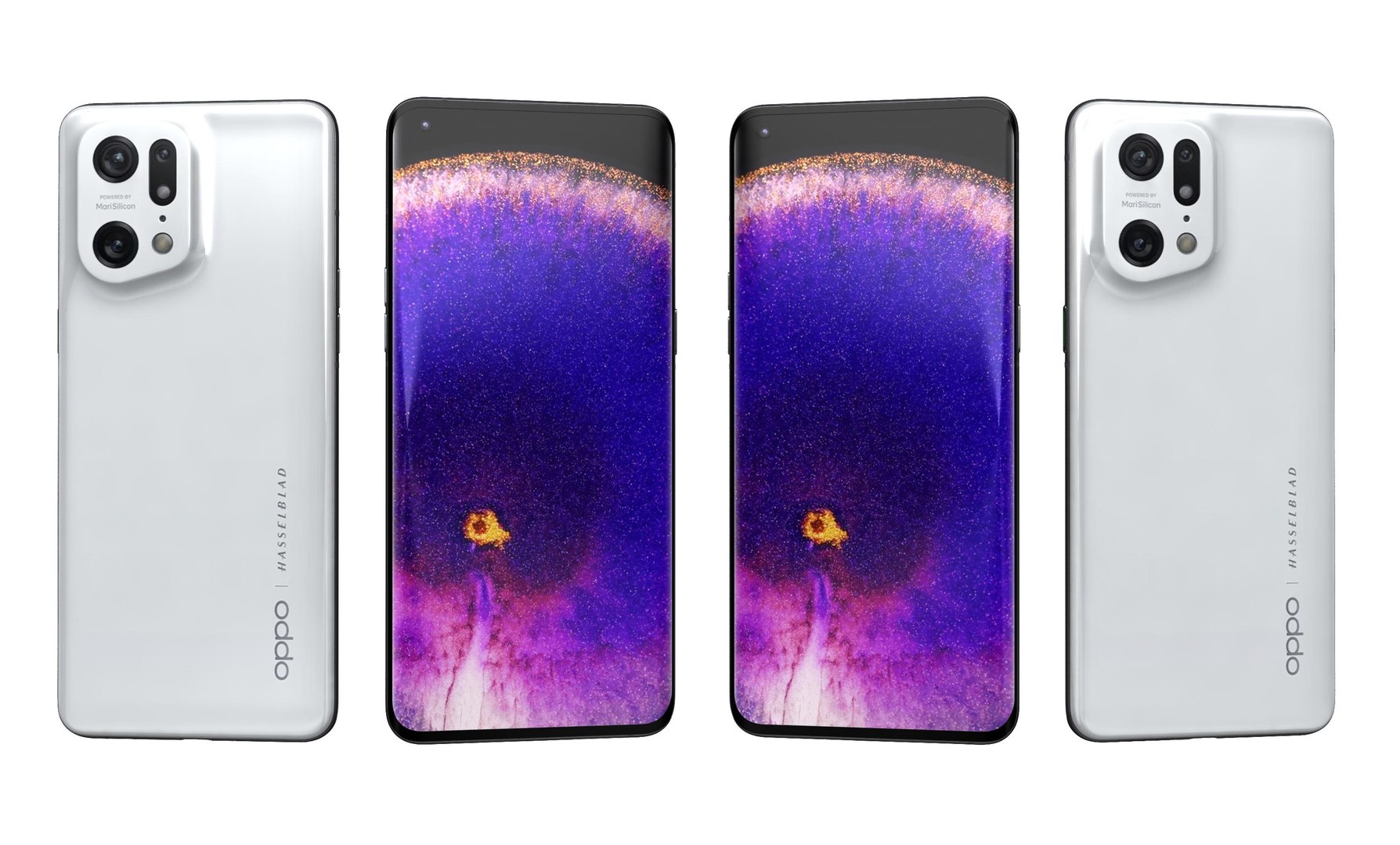 3D OPPO Find X5 Pro Black And White - TurboSquid 2156884