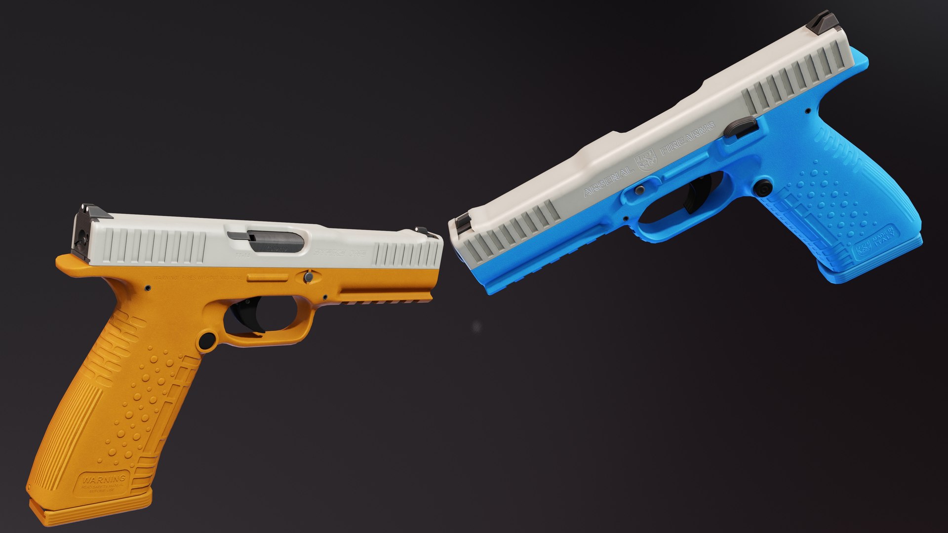 3D Model Strike One Pistol - TurboSquid 2077862