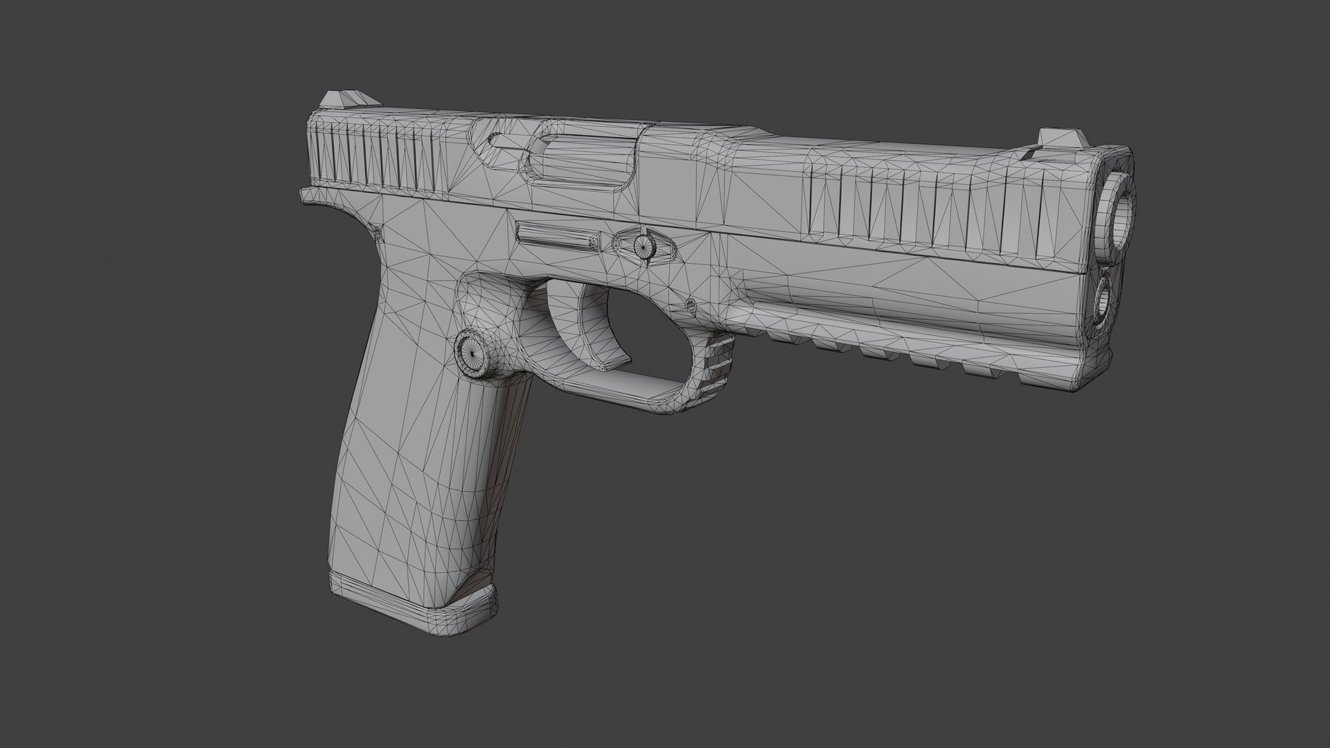 3D Model Strike One Pistol - TurboSquid 2077862