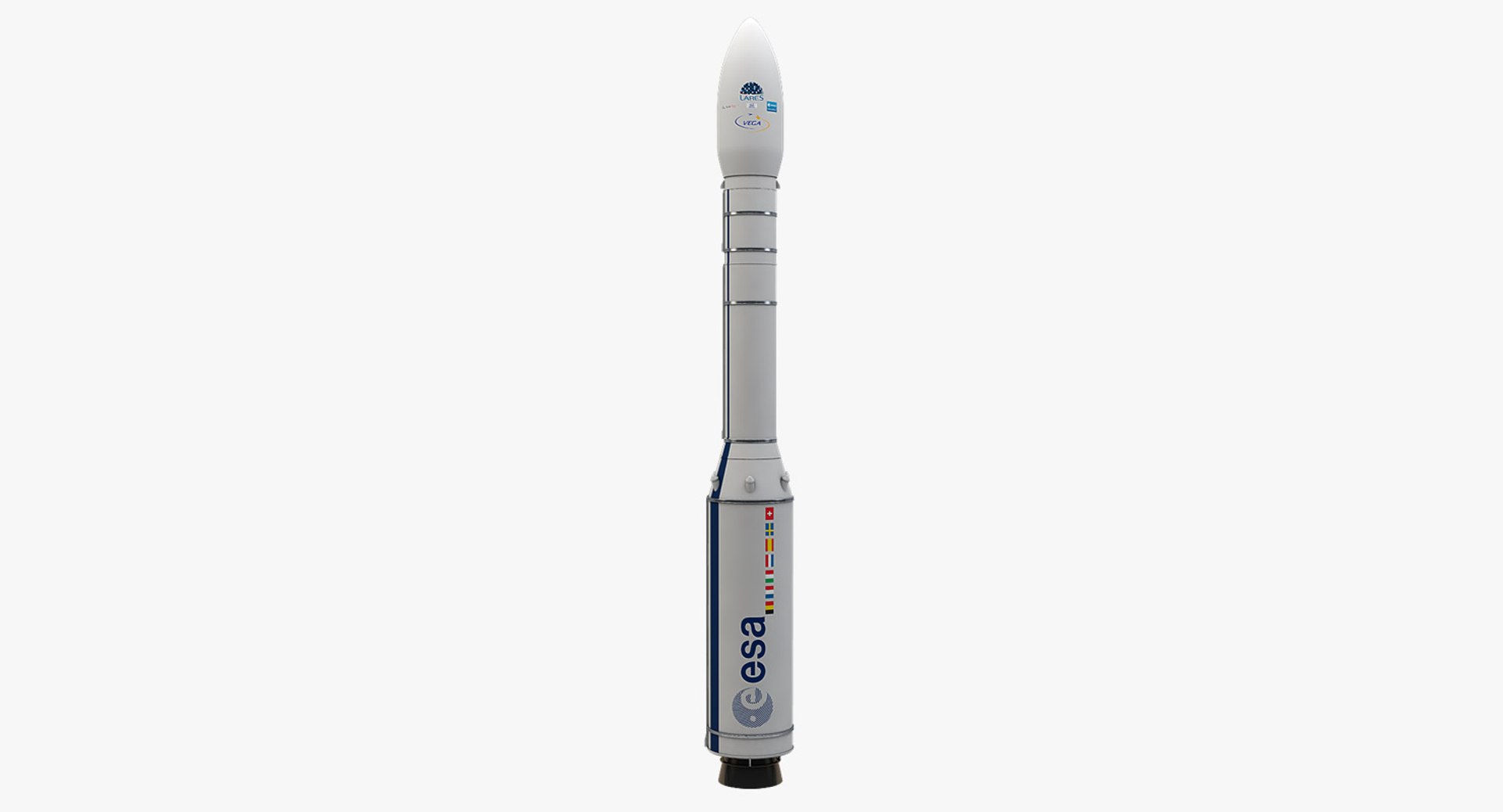 3d Model Vega Rocket