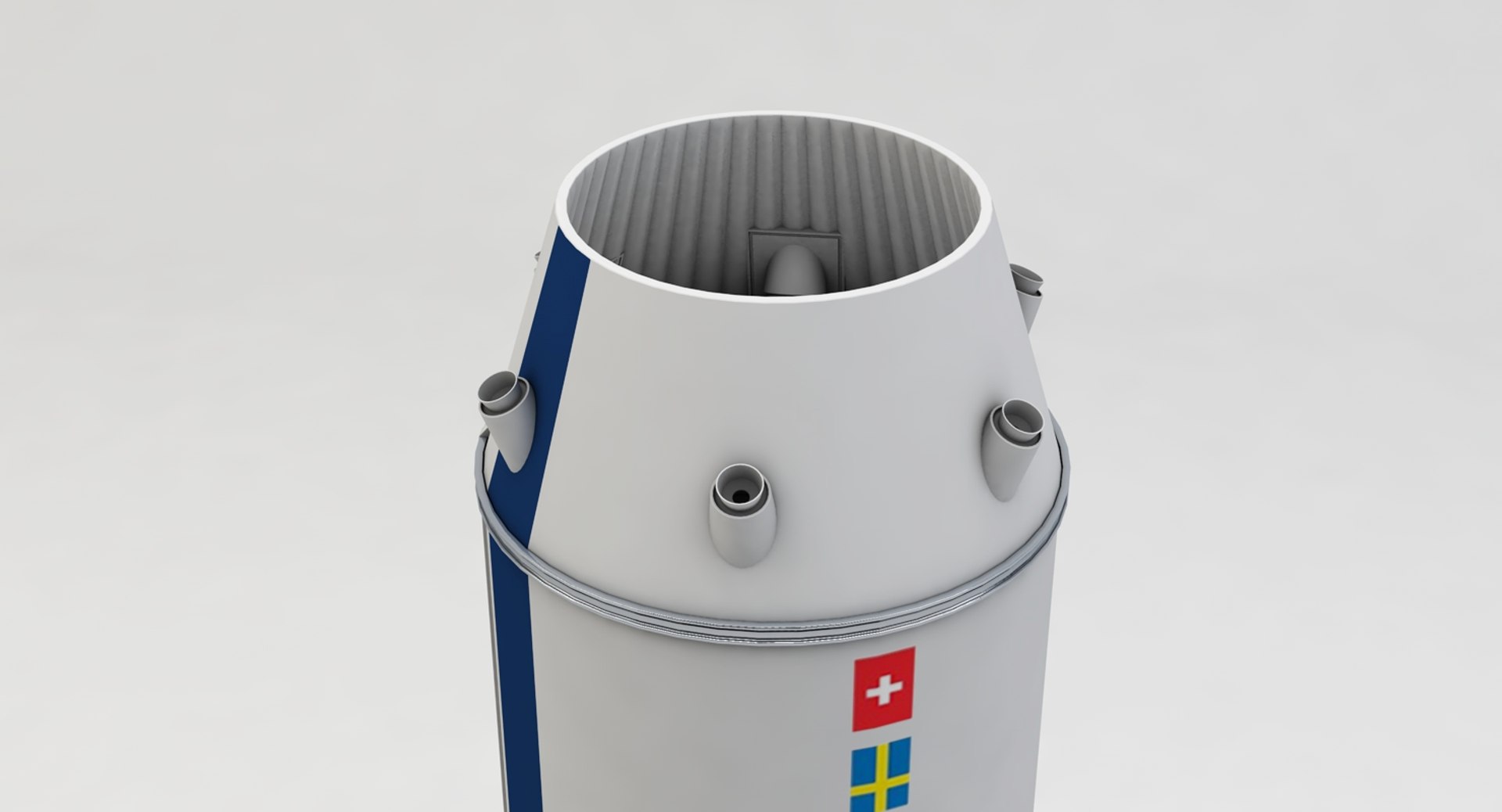 3d Model Vega Rocket