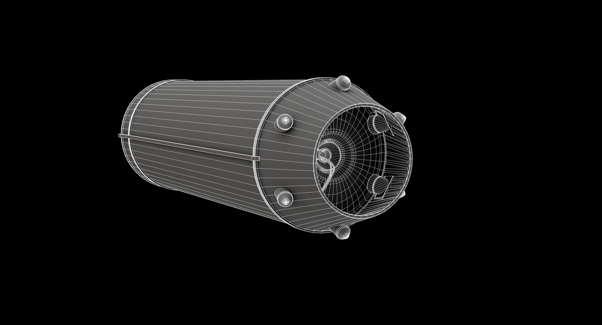 3d Model Vega Rocket