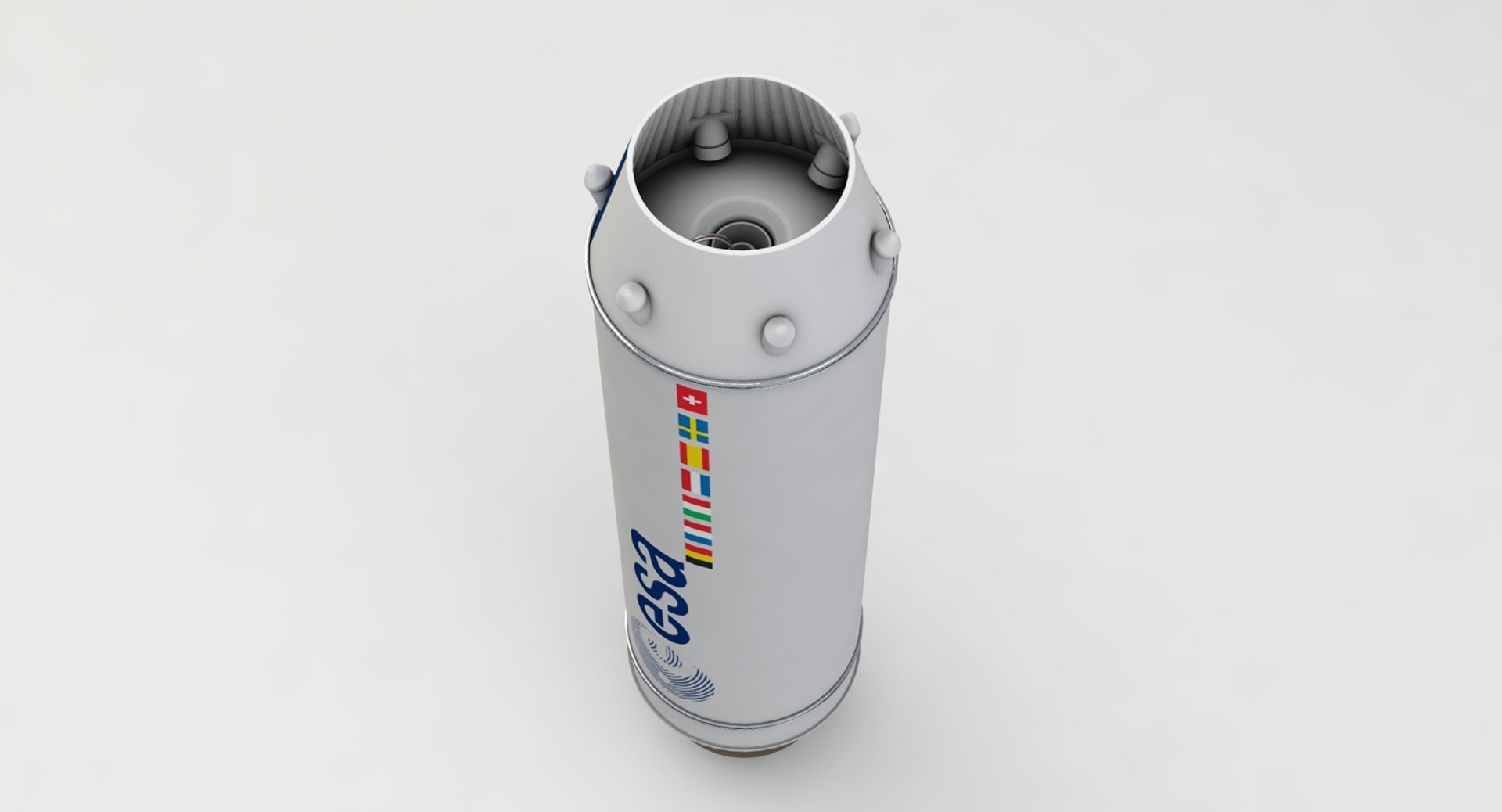 3d Model Vega Rocket