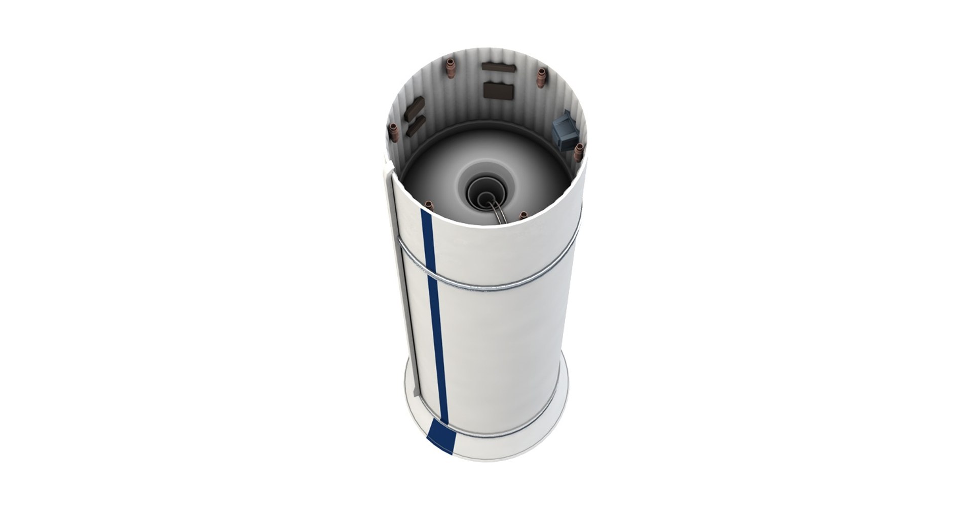 3d Model Vega Rocket