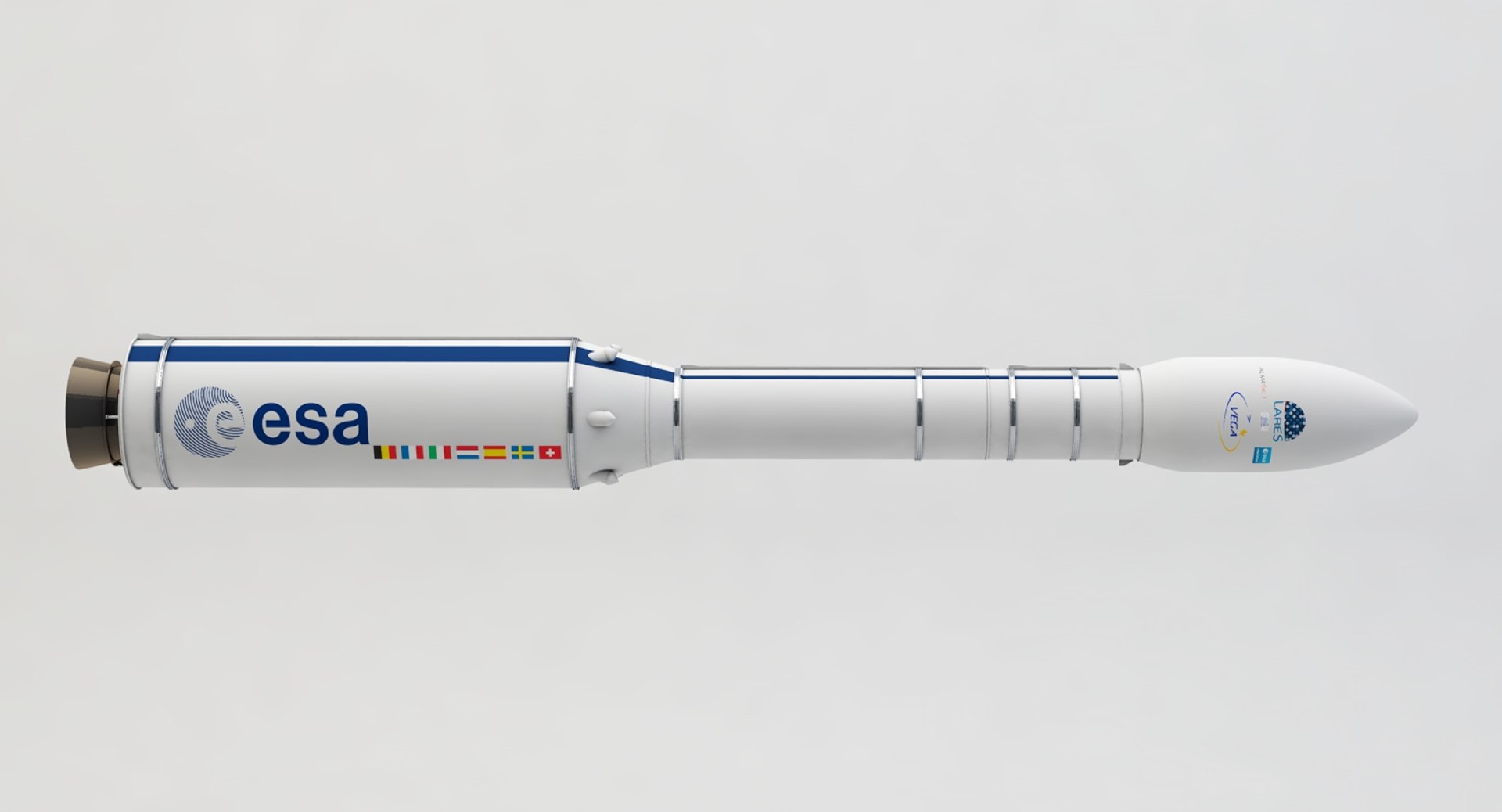 3d model vega rocket