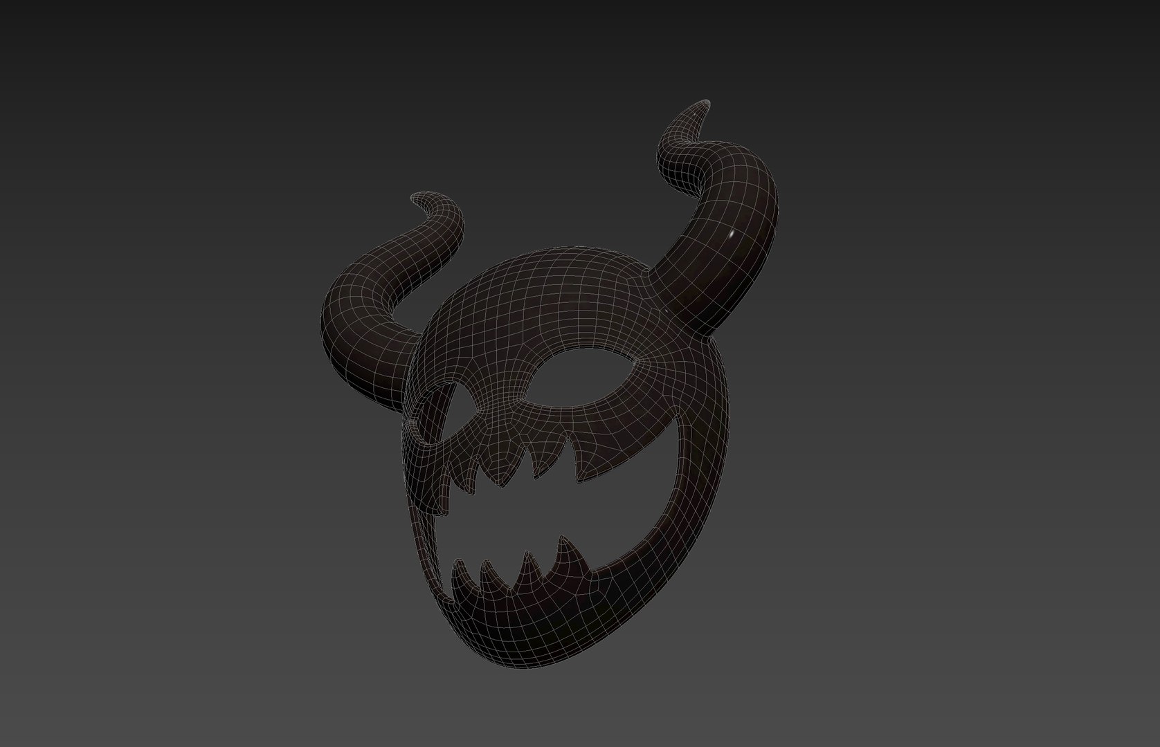 3D Prop084 Devil Mask - TurboSquid 1879356