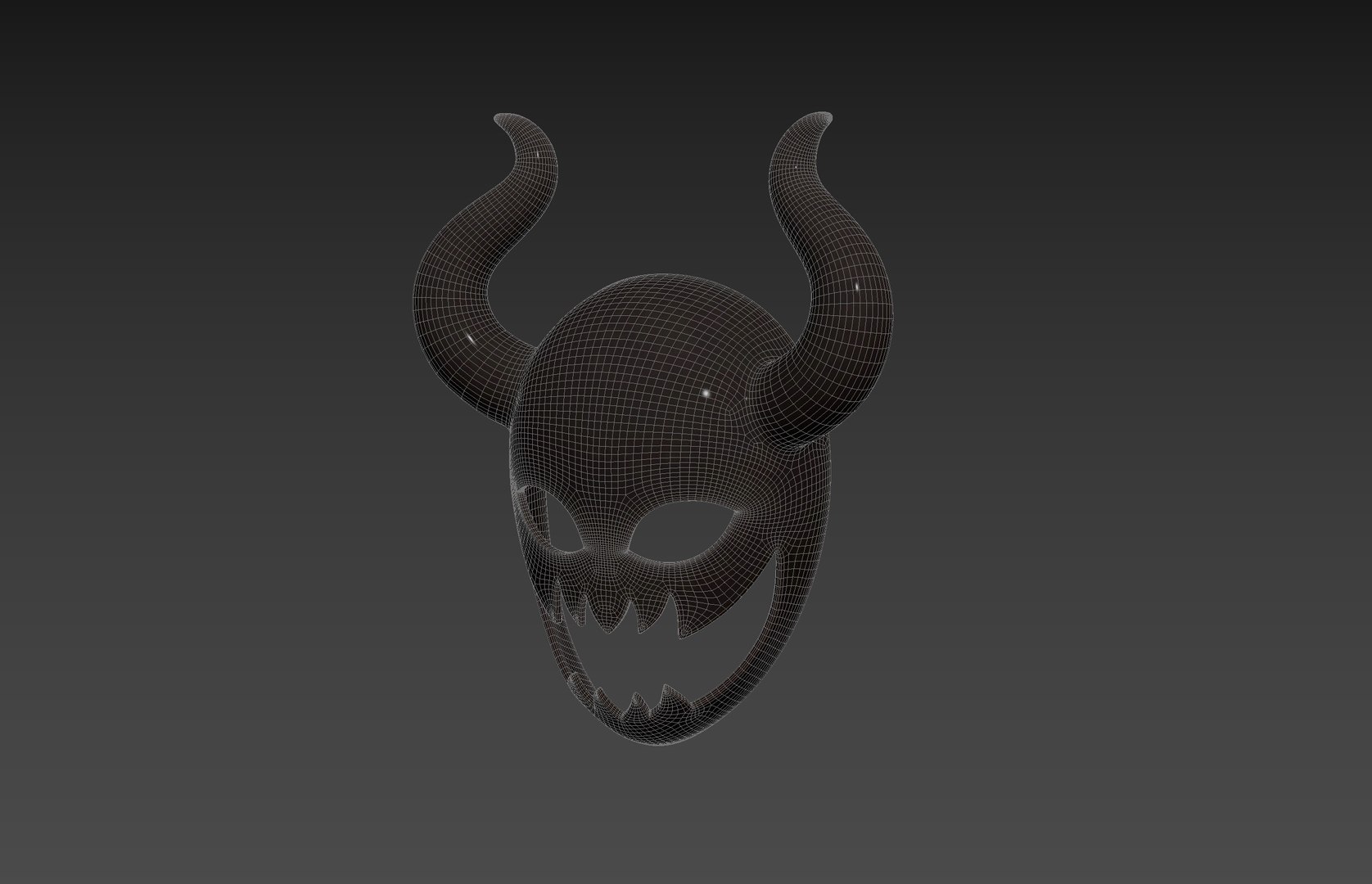3D Prop084 Devil Mask - TurboSquid 1879356