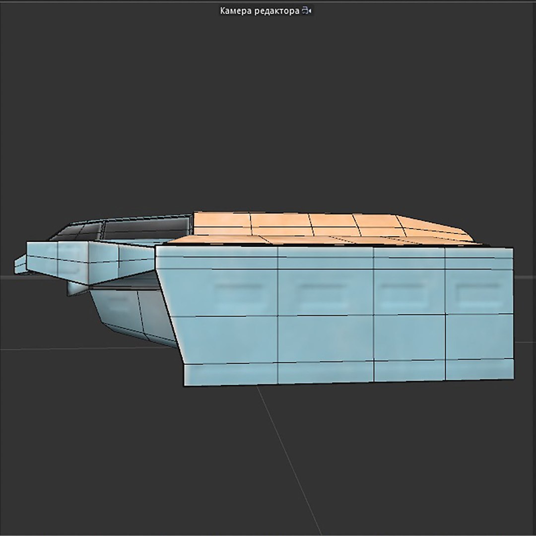 3D space cargo ship 2 model - TurboSquid 2057630