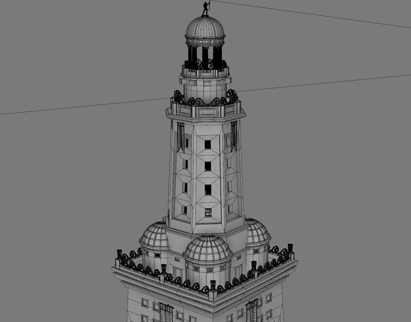 Lighthouse Of Alexandria 3D Model - TurboSquid 1940527
