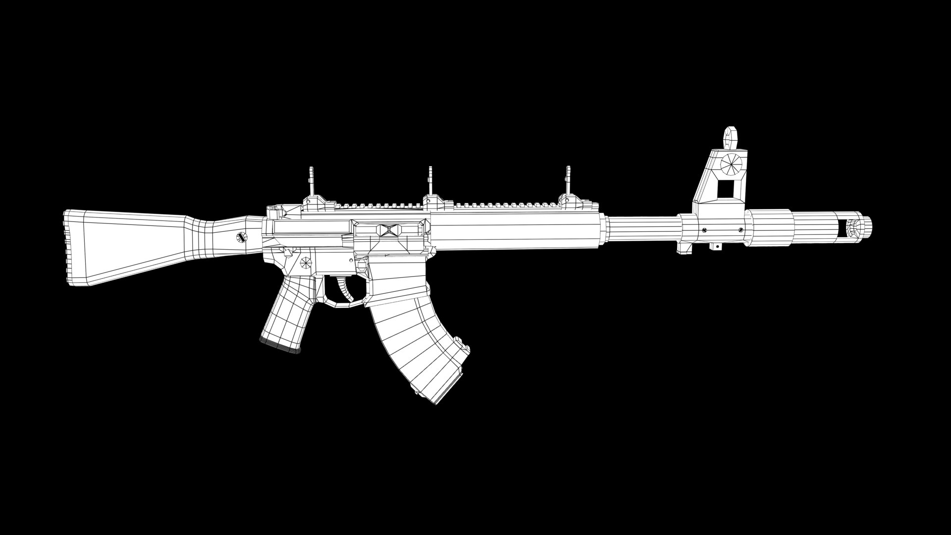 3D Assault Rifle - TurboSquid 2091905