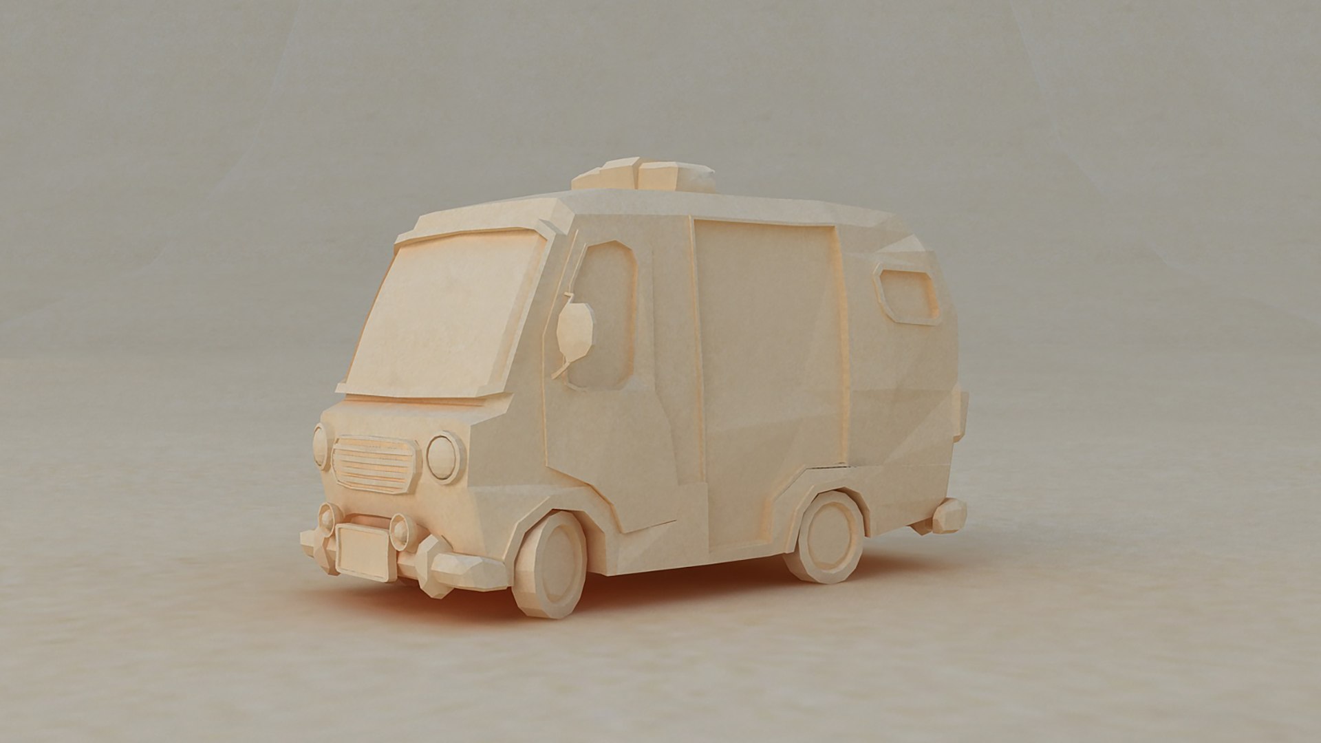 3D model Origami cars cartoon police cars toy ambulances - TurboSquid ...