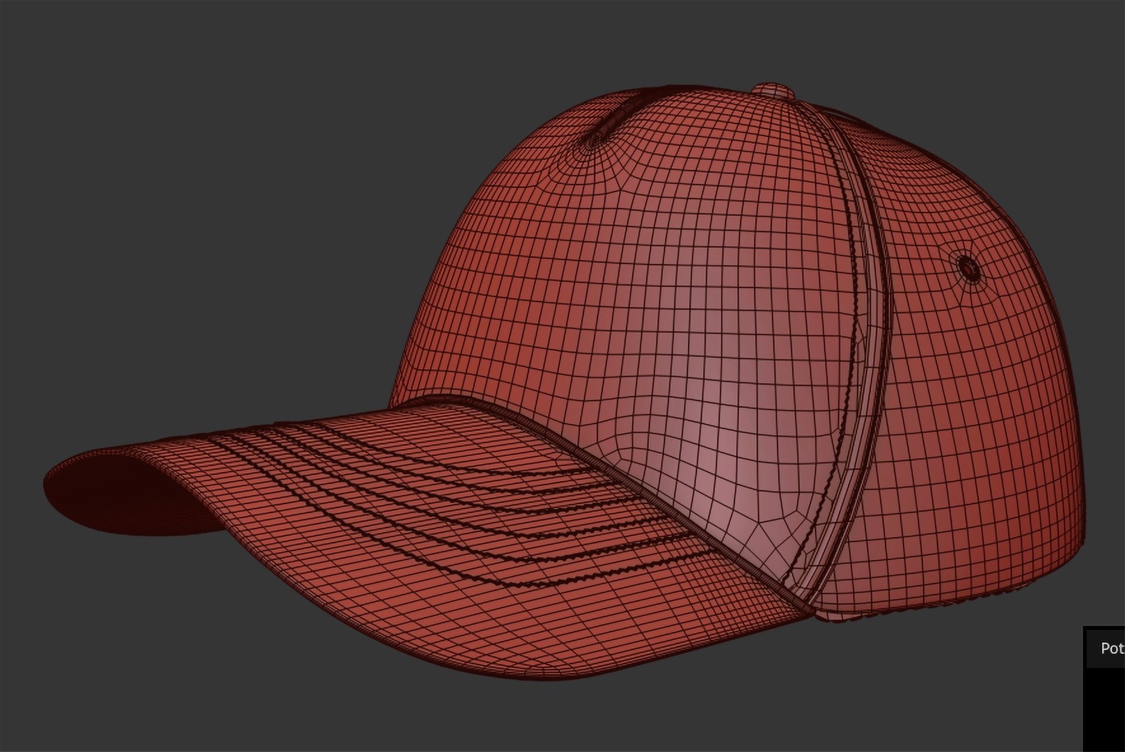 Cap 3D Model - TurboSquid 1906605